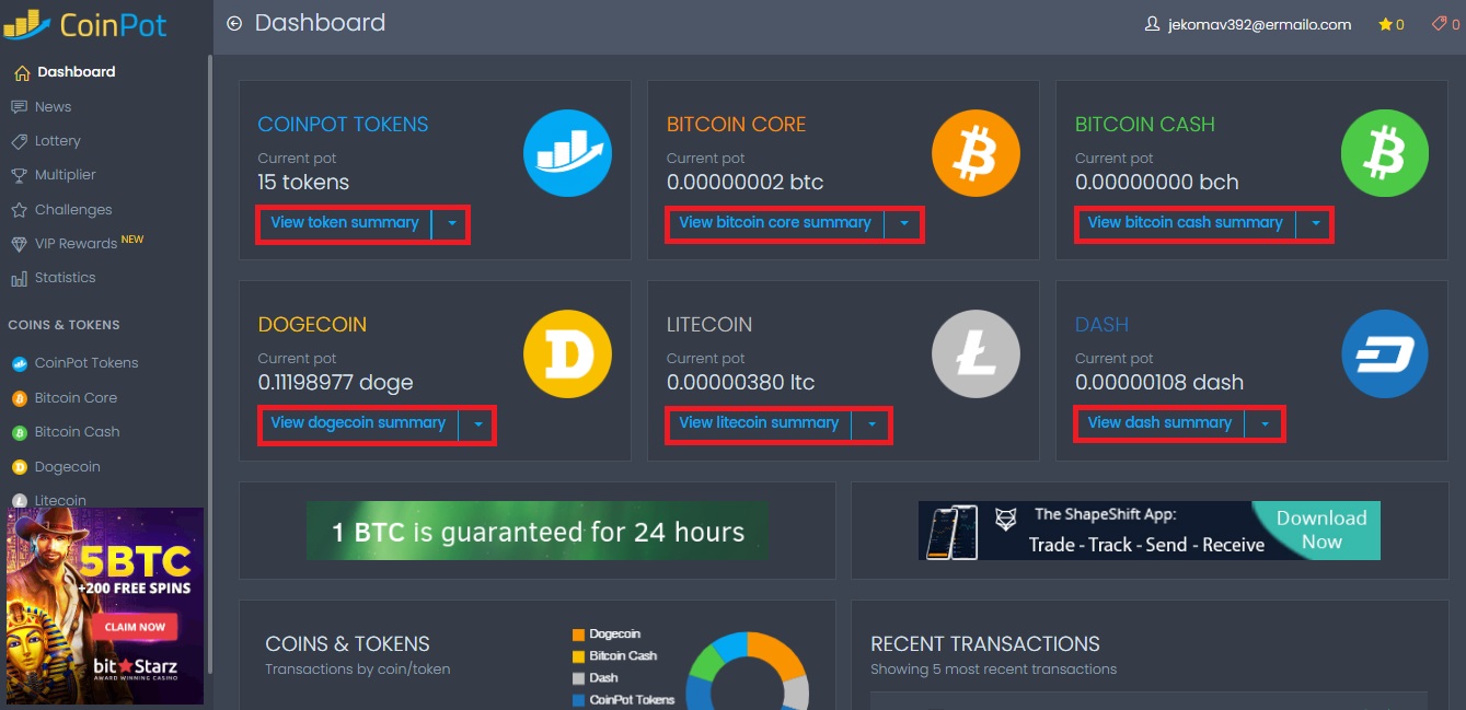 کوین پات چیست؟ | آموزش کار با سایت کوین پات coinpot - زوم ارز