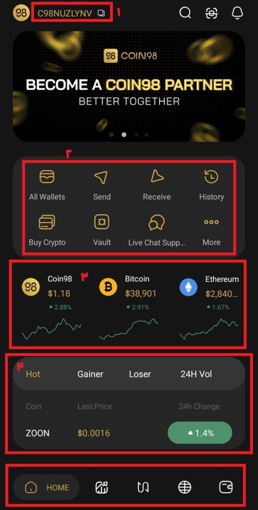 کیف پول کوین98 چیست؟ | آموزش کامل کیف پول Coin98 - زوم ارز